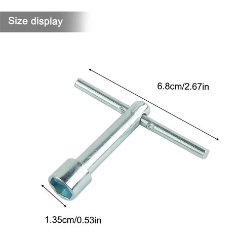육각 소켓 렌치 T자형 핸들 딥 너트 드라이버 스틸 공구 정비공 수공구 멀티 공구 10mm 2 개