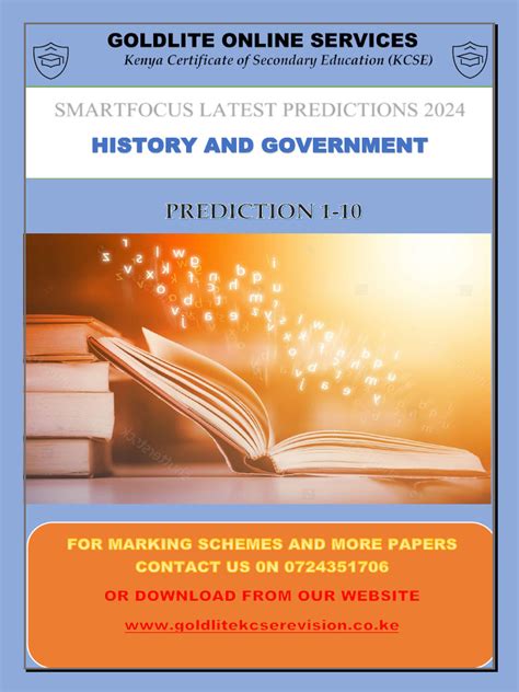 Kcse Hist Latest Predictions 2024 Pdf