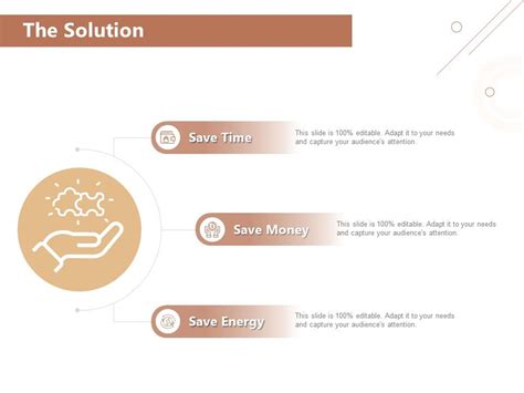The Solution Time Money Ppt Powerpoint Presentation Summary Graphics Example Presentation