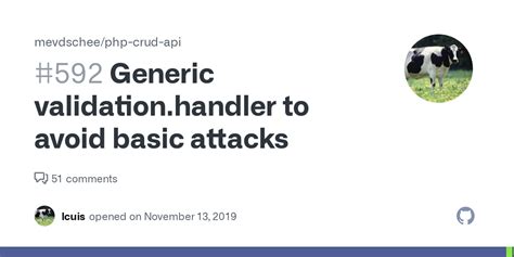 Generic Validationhandler To Avoid Basic Attacks · Issue 592