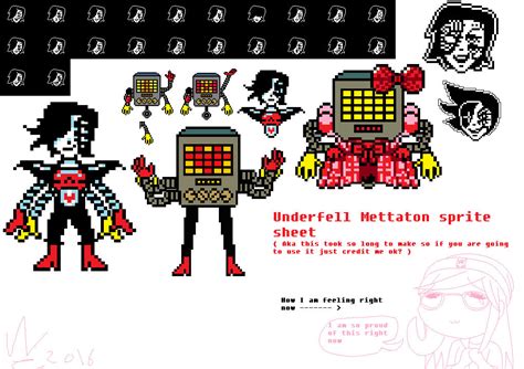 Underfell Mettaton Sprite Underfell Mettaton Ex Cartoon Hd Png