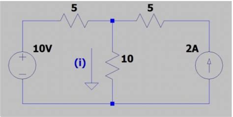 Solved Calculate The Current I Following Using The Chegg
