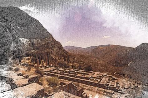 Delphi View Color Sketch Graphic By Poster Boutique · Creative Fabrica