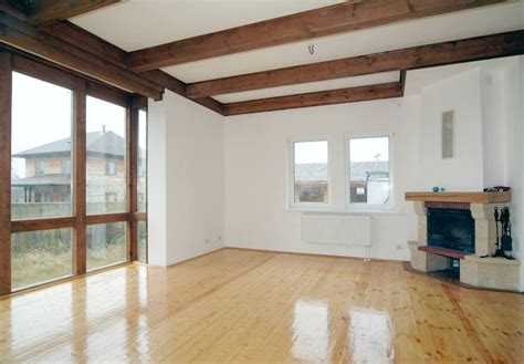 Интерьер дома с потолочными балками Каркасные дома Дом Интерьер