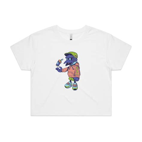 Ilustración Pitirre Croptop El Nido Puerto Rico