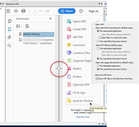 How A Pdf Opens In The Desktop Client In The Document Viewer Laserfiche Answers