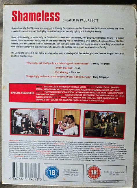 Tv Series Shameless Complete Uk Series Dvd Was Listed For 120000 On