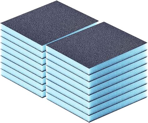 Paquete De 16 Esponjas Abrasivas Grano 120 220 Bloques De Lijado