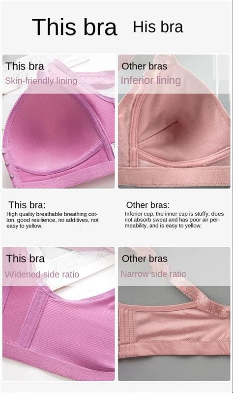 Женский бюстгальтер с чашками пуш ап и застежкой спереди Aliexpress