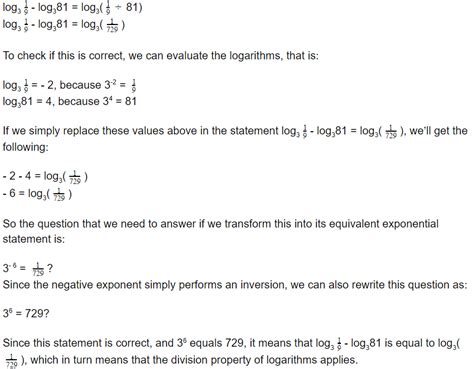 Properties Of Logarithms