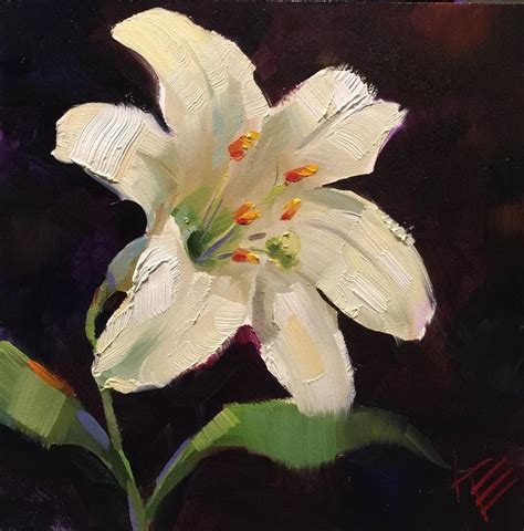 Easter Lily Peinture Fleurs Dessin De Fleur Fond Decran Dessin