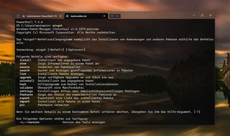 Winget Windows Package Manager 161573 Und 151572 Als Erste Pre
