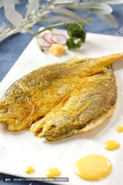 香煎大黄鱼餐饮业各行各业摄影素材汇图网