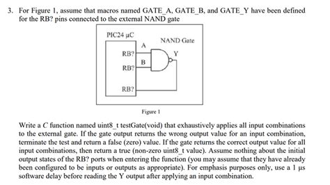 solved for figure 1 assume that macros named gate a gate b and gate y 1 answer