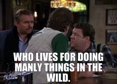 Yarn Who Lives For Doing Manly Things In The Wild Cheers 1982