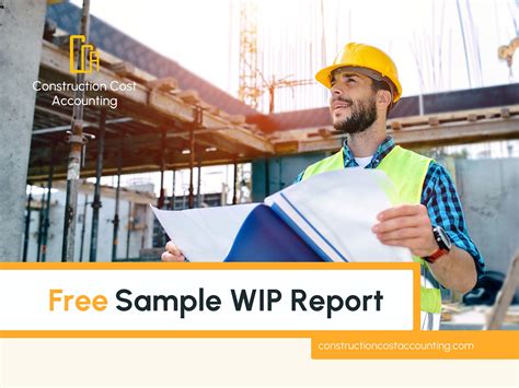 Free Sample WIP Report Take Control Of Your Construction Projects
