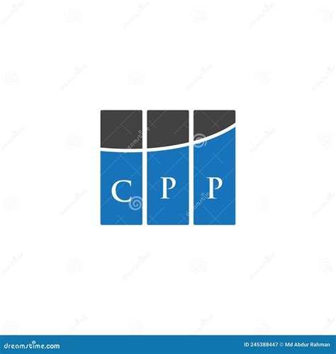 Cpp Letter Logo Design On Black Background Cpp Creative Initials Letter Logo Concept Cpp