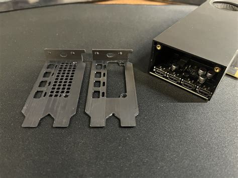Low Profile Bracket Rtx A2000 3d Printed Asa Filament 3d Print Master