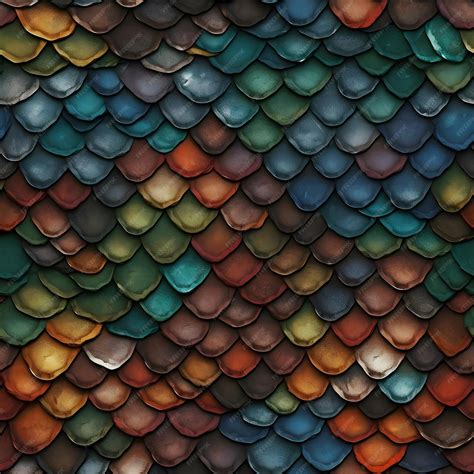 Premium Ai Image Dragon Scales Texture