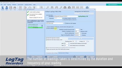 Logtag How To Configurate Logtag Temperature Recorder Using 47 Off