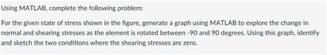 Solved Using MATLAB Complete The Following Problem For The Chegg Com