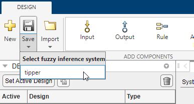 Export FIS And Simulation Data From Fuzzy Logic Designer