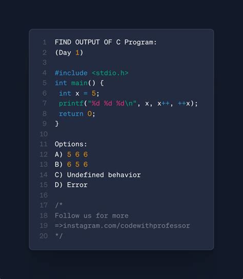 Cprogramming Codingchallenge Codequiz Programmingdaily Learncoding