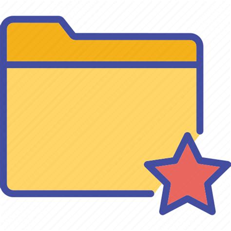 Star Folder Document Storage Icon Download On Iconfinder