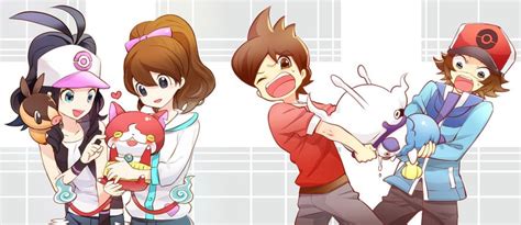 Pokémon Meets Yokai Watch R Pokegals