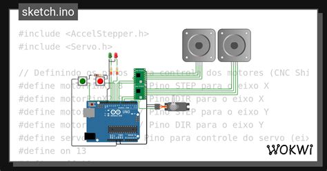 Projeto Cnc Copy Wokwi Esp32 Stm32 Arduino Simulator