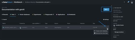 Create A Vector Database Datarobot Docs