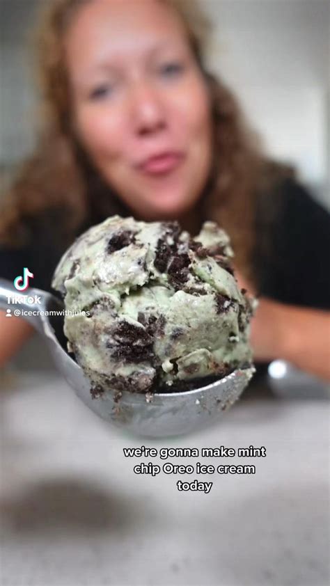 Mint Chip Oreo Ice Cream Homemade Mint Chocolate Chip Ice Cream Mint