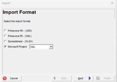 Converting Microsoft Project Mpp To Primavera P6 Xer