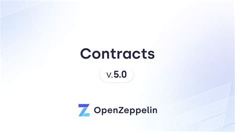 Introducing Openzeppelin Contracts 50