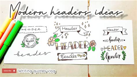 Modern Calligraphy Hacks Stunning Header Ideas You Need To Try Learn