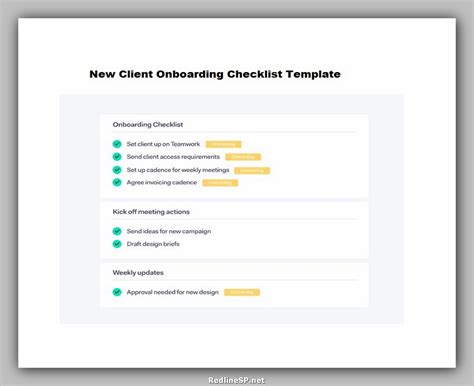 7 Powerful Client Onboarding Checklist Template Redlinesp