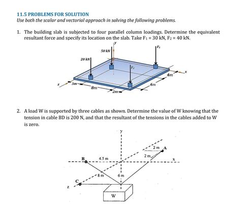 Solved PROBLEMS FOR SOLUTION Use Both The Scalar And Chegg