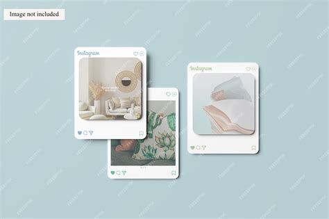 Ui 디자인을 보여주는 미니멀리스트 소셜 미디어 목업 프리미엄 Psd 파일