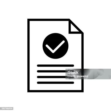 검사 목록 아이콘 플랫 스타일 배경에 고립입니다 웹 사이트 및 응용 프로그램 디자인에 대 한 검사 목록 표시 기호입니다 0명에 대한 스톡 벡터 아트 및 기타 이미지 Istock