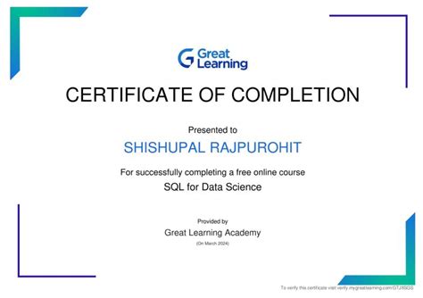 Shishupal Rajpurohit On Linkedin Datascience Sql Onlinelearning Continuousimprovement