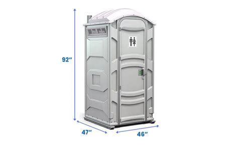 Porta Potty Dimensions Portable Toilet Sizes Designing Idea