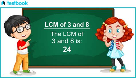lcm of 3 and 8 explanation methods and solved example