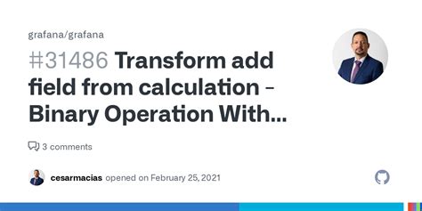 Transform Add Field From Calculation Binary Operation With