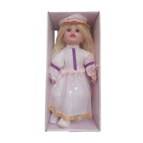 قیمت و خرید عروسک مدل موزیکال پیرهن توری ارتفاع 30 سانتی متر