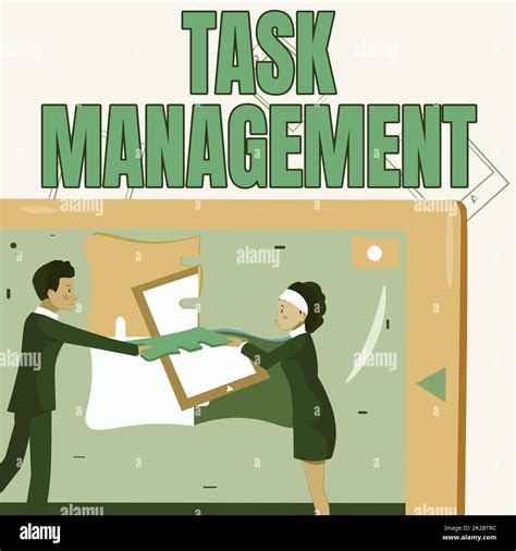 Writing Displaying Text Task Management Word Written On The Process Of