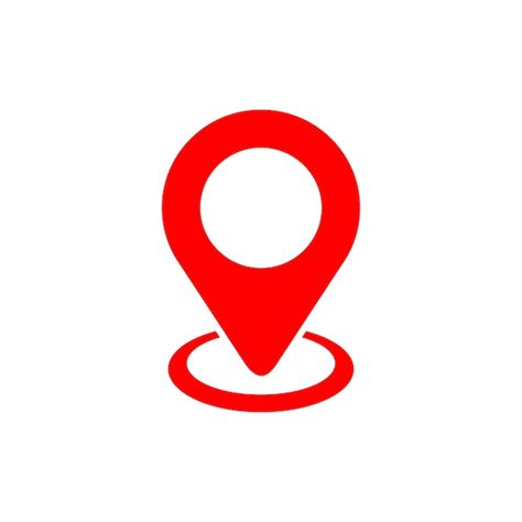Premium Vector Map Pointer Red Color Icon Location Pin Gps Vector Illustration