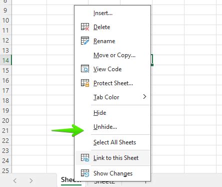 How To Unhide An Excel Workbook Or Worksheet