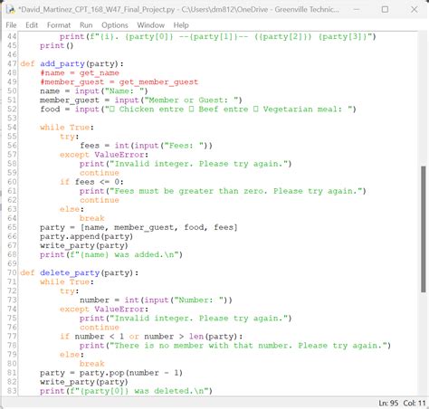 python i got a iterable expected not int terminating program