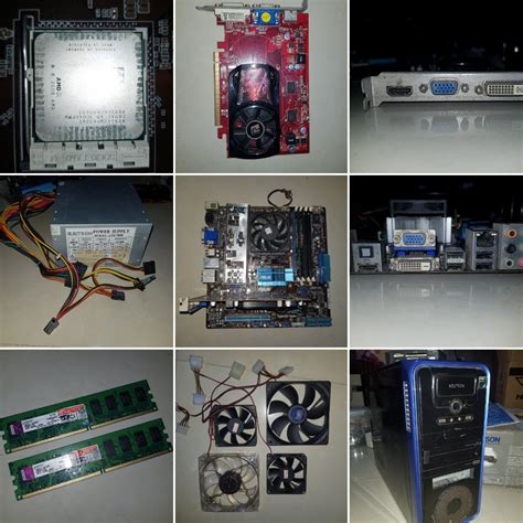 AMD ATHLON Motherboard RADEON HD6570 DDR2 RAM PSU Computers