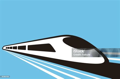 고속 탄환 열차 현대적인 평면 디자인 벡터 일러스트 레이 션 급행 열차에 대한 스톡 벡터 아트 및 기타 이미지 급행 열차